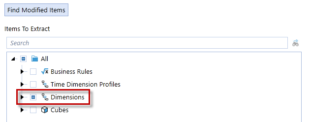 Extracting Dimension Changes
